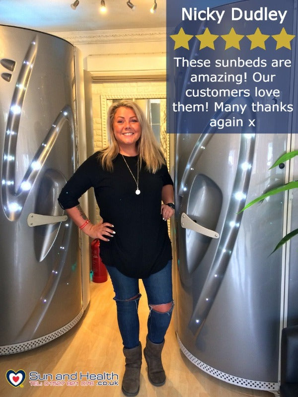 Sunquest Aurora Special Edition Stand up Sunbed – Sun and Health ...