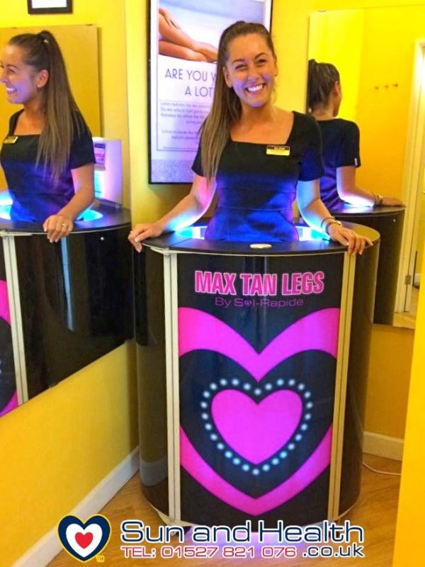 NEW Vertical Leg Tanner Sunbed By Sol-Rapide Buy, Lease or Hire Now ...